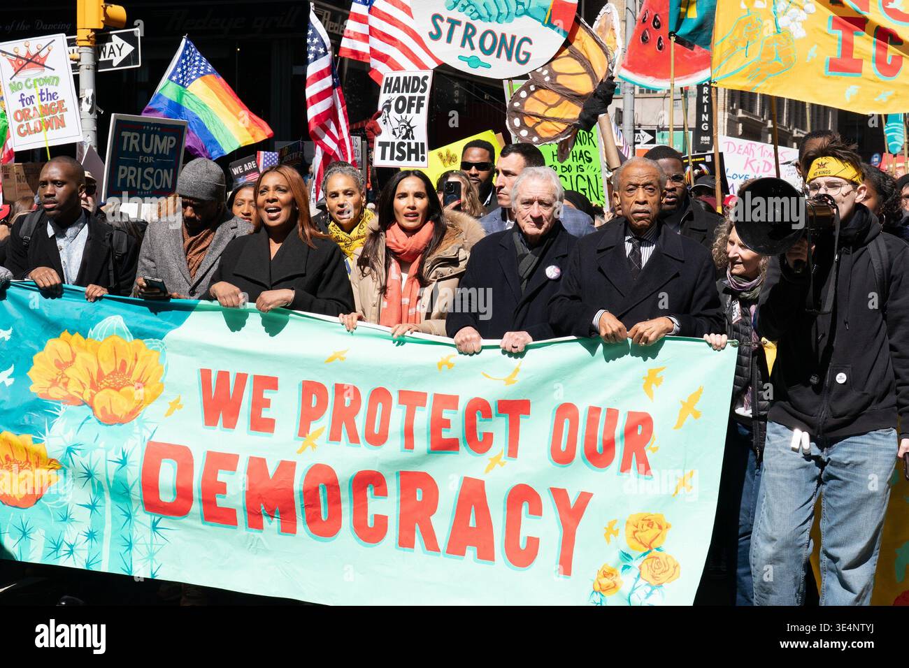 Jumaane Williams, Letitia James, Padma Lakshmi, Robert De Niro ...