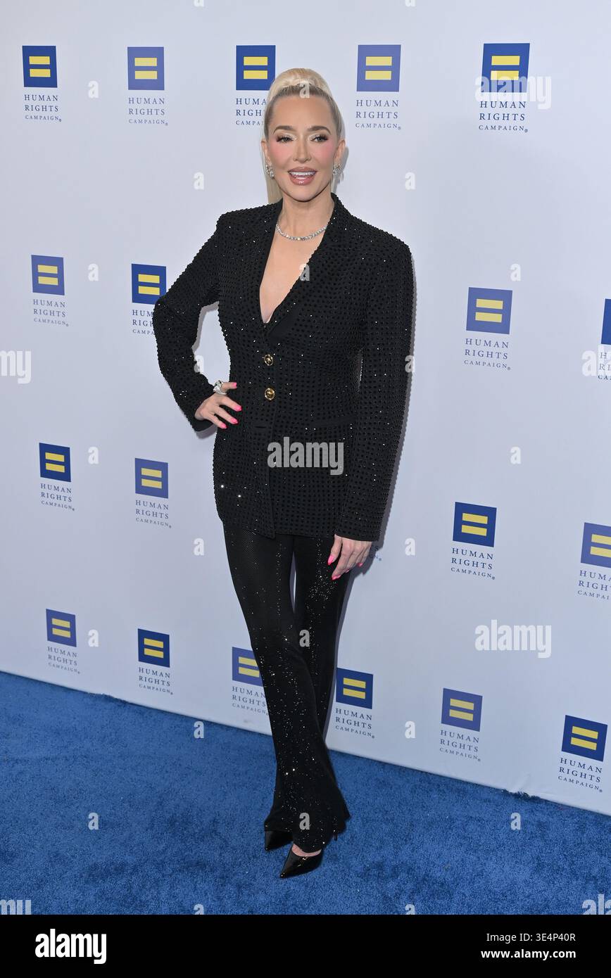 Erika Jayne arriving at the Human Rights Campaign Los Angeles Dinner ...