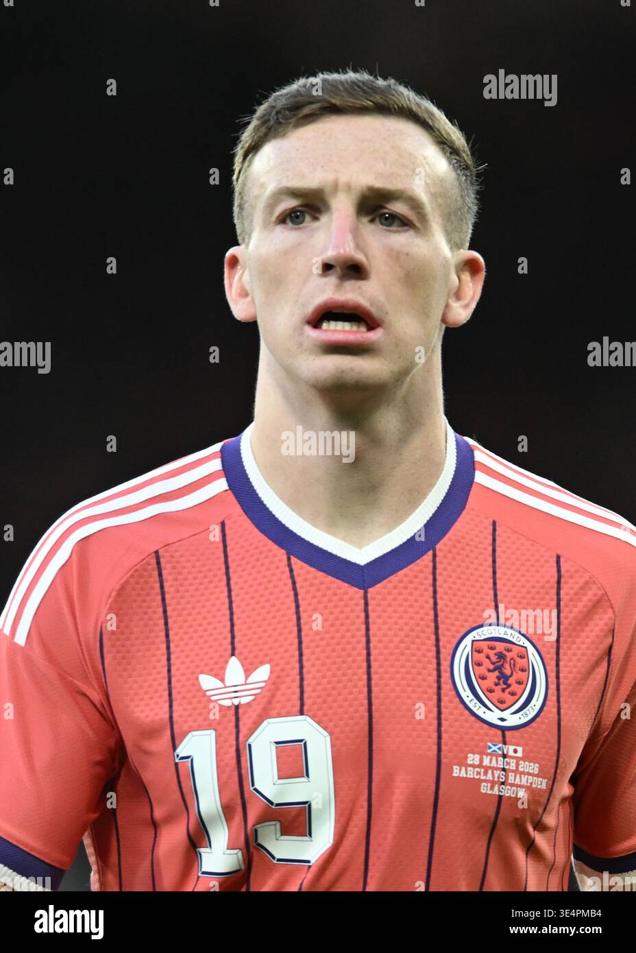 Glasgow, UK. 28th Mar, 2026. Lewis Ferguson of Scotland during the ...