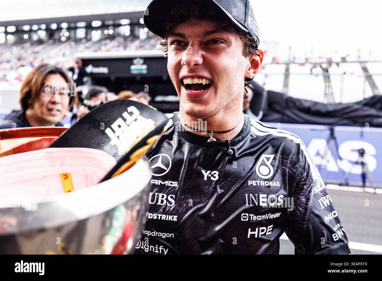 Andrea Kimi Antonelli of Italy and the Mercedes-AMG PETRONAS Formula ...