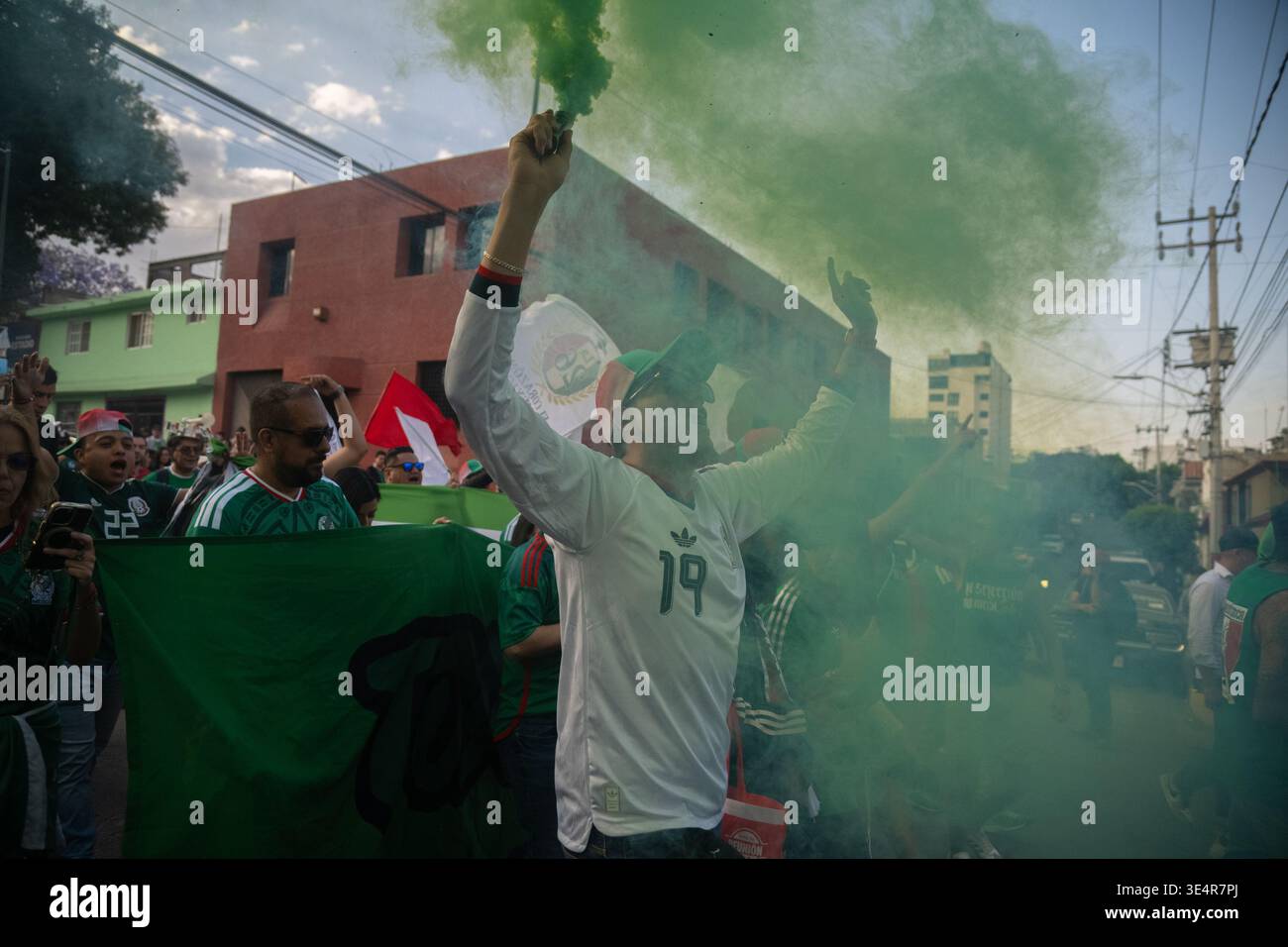 Mexico’s fans attend the International friendly Match between Mexico ...
