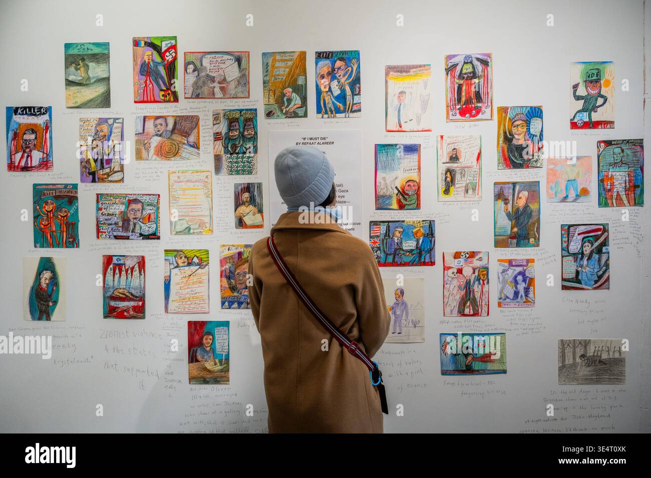 London, UK. 29 Mar 2026. Matthew Collings, Drawings Against Genocide ...