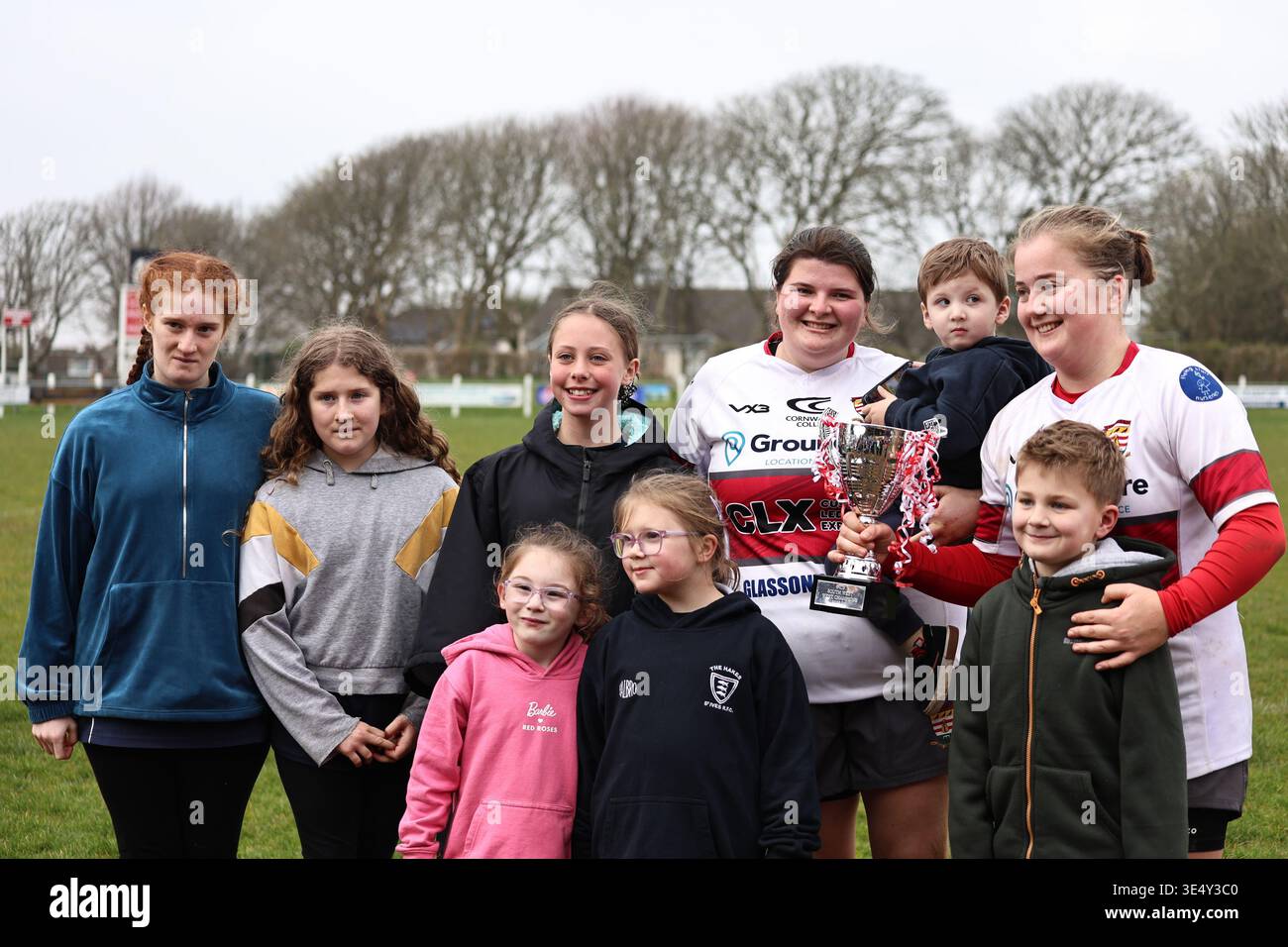 Bethany Hampton with her children, nieces and nephews. Photographed ...