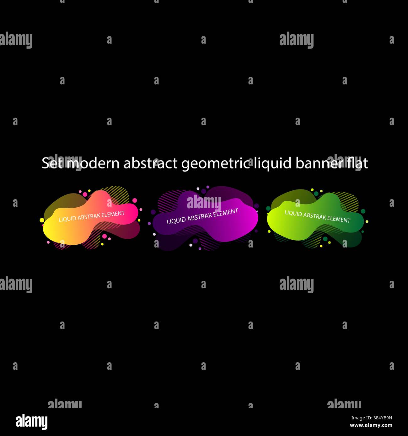 Liquid design vector templates simple and modern concept Stock Vector ...
