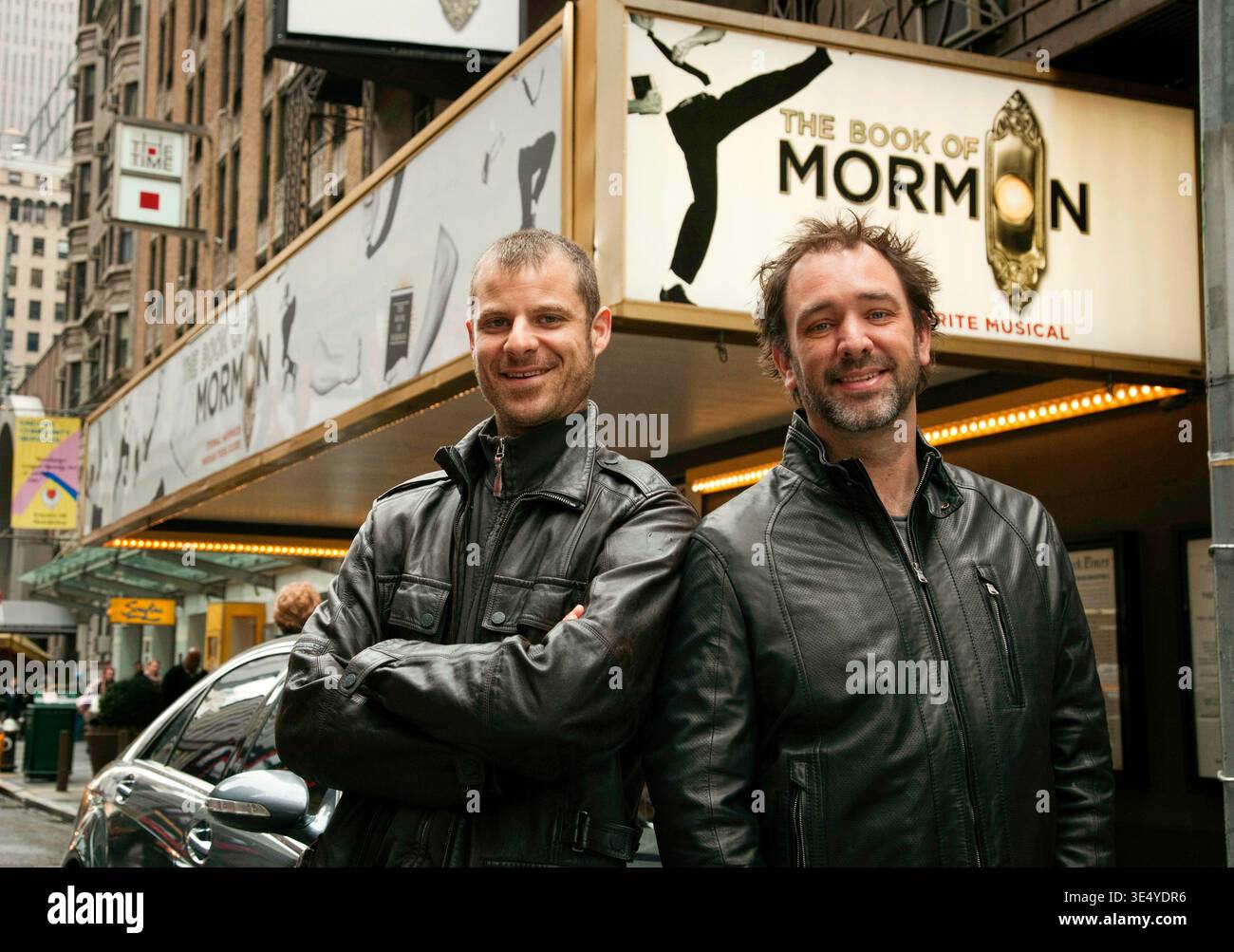 FILE - Trey Parker, right, and Matt Stone, co-creators of the Broadway ...