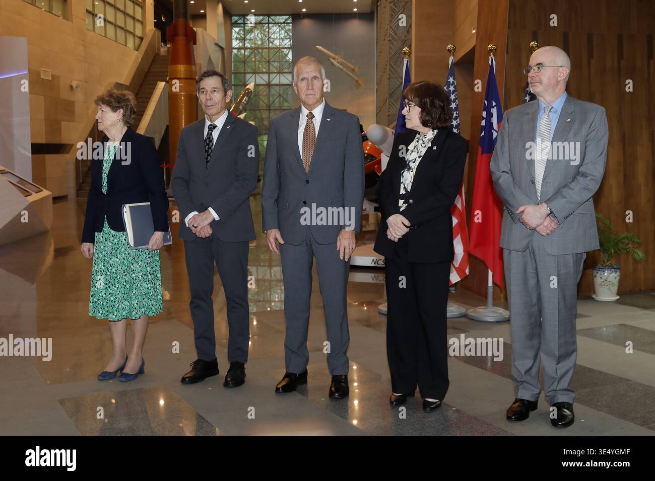 US Sen. Jeanne Shaheen, from left, John Curtis, Thom Tillis, Jacky ...