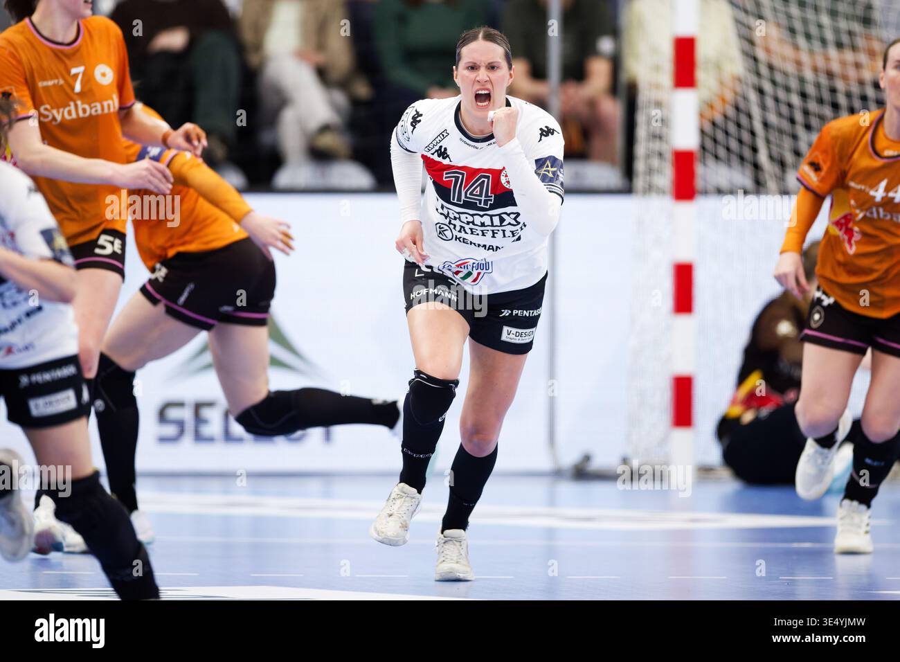 Odense, Denmark. 29th, March 2026. Ines Ivancok (14) of DVSC Schaeffler ...