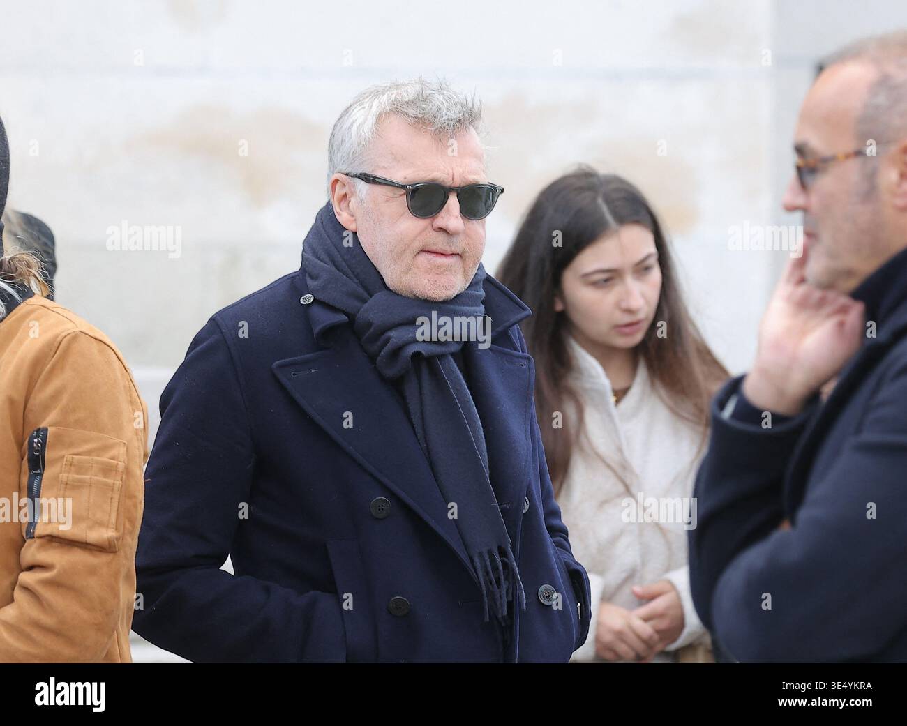 Paris, France. 30th Mar, 2026. Laurent Ruqier during the funeral of ...