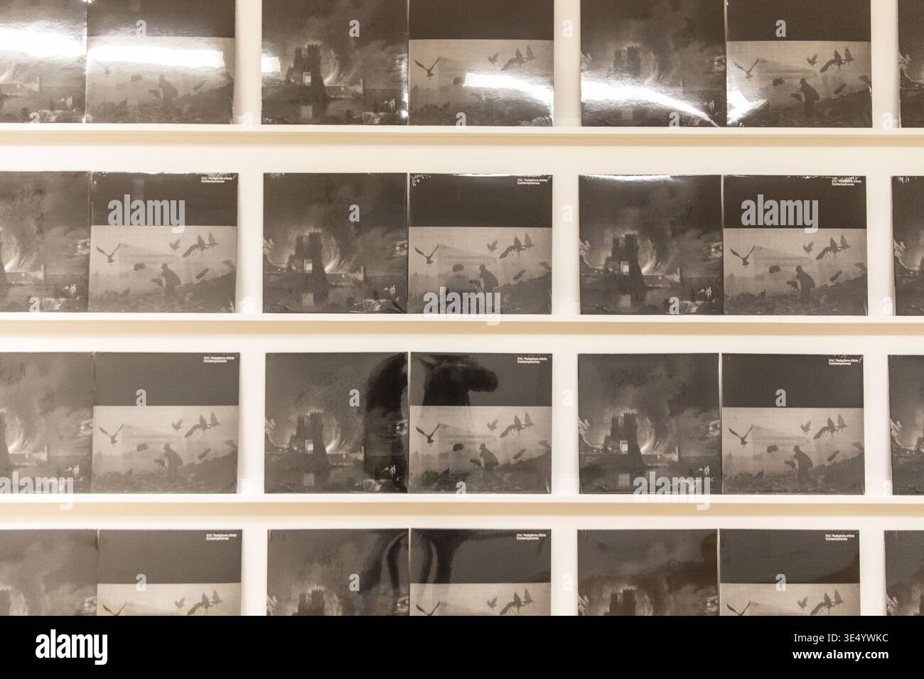 Milan, PAC, Press preview of the exhibition 'Marco Fusinato - The only ...
