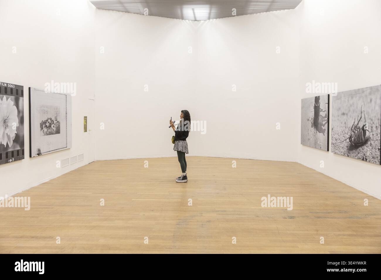 Milan, PAC, Press preview of the exhibition 'Marco Fusinato - The only ...