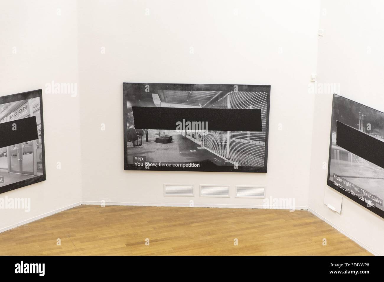 Milan, PAC, Press preview of the exhibition 'Marco Fusinato - The only ...
