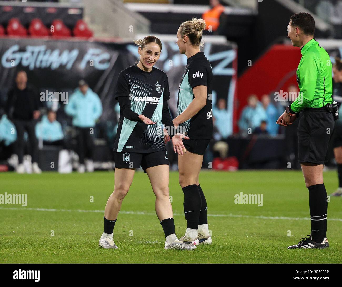 March 29, 2026; Harrison, New Jersey, USA; Gotham FC forward Esther ...