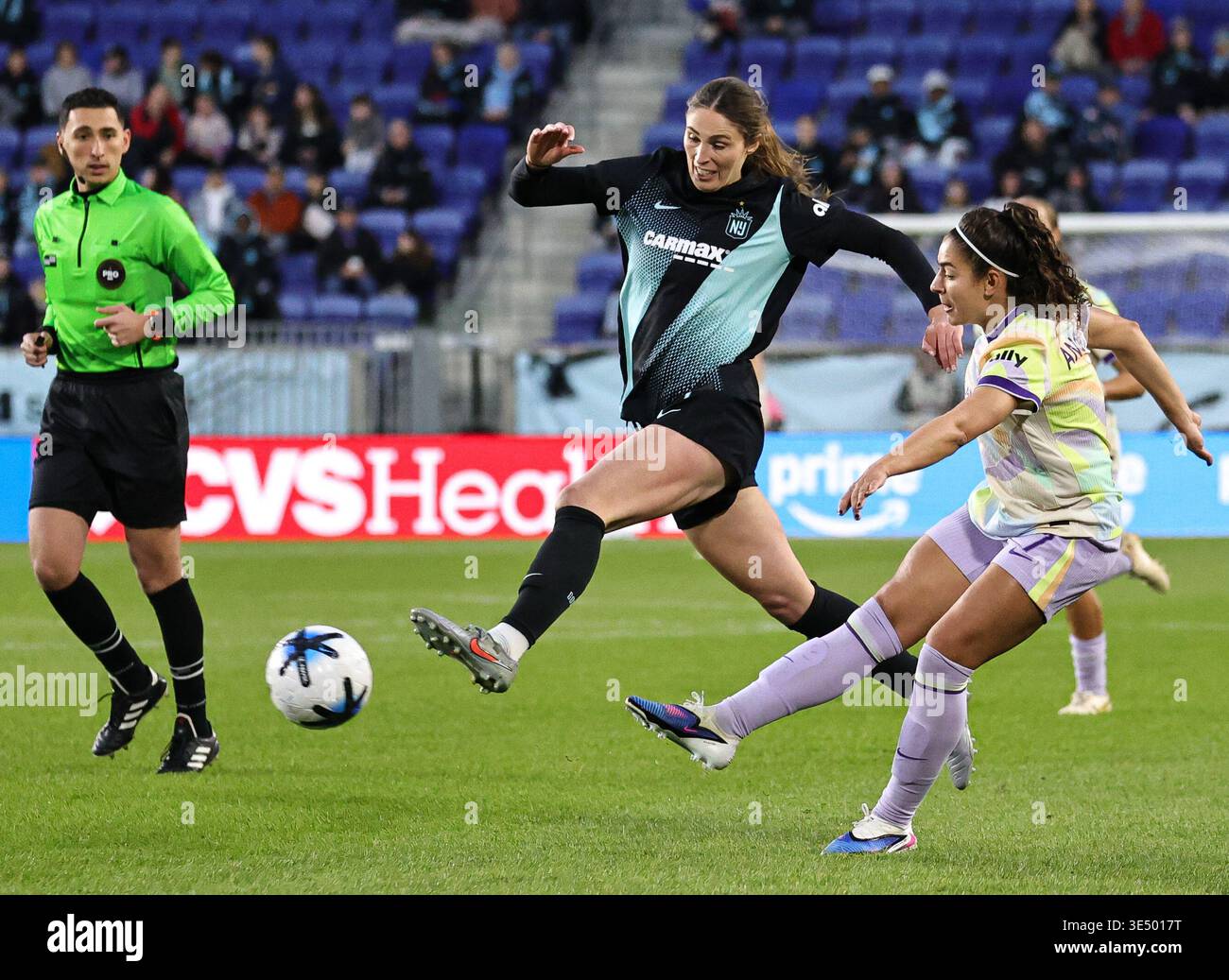 March 29, 2026; Harrison, New Jersey, USA; Gotham FC defender Kayla ...