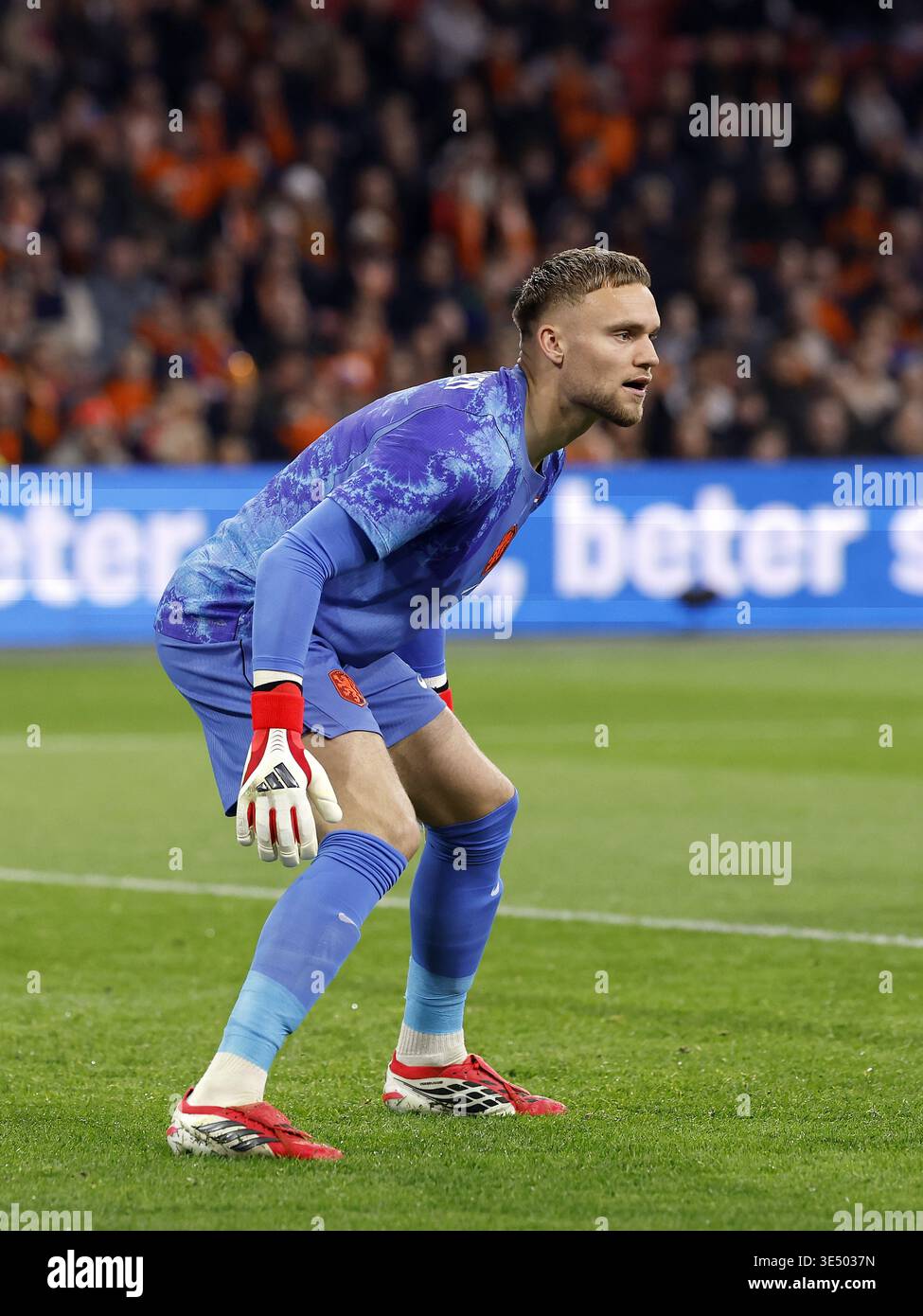 AMSTERDAM - Netherlands goalkeeper Bart Verbruggen during the friendly ...