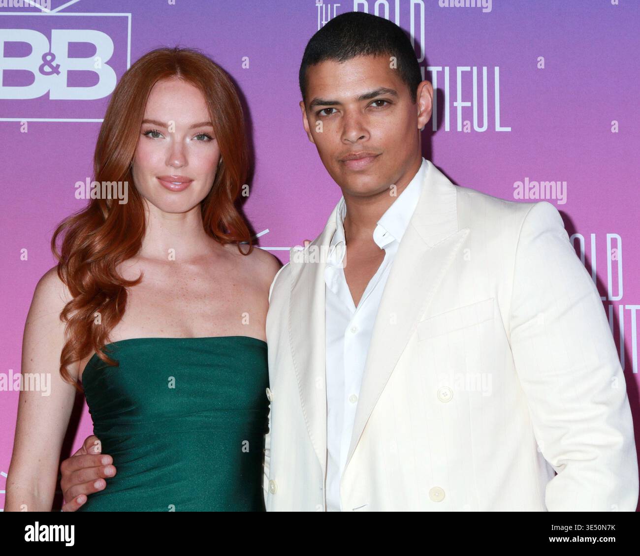 LOS ANGELES - MAR 26: Riley Rasmussen, Delon de Metz at the Bold and ...