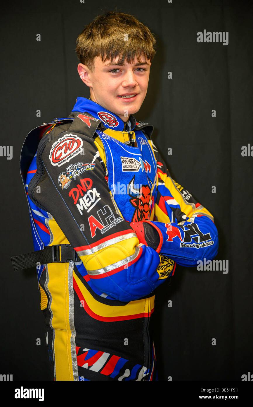 Jamie Etherington during Buxton Bulls Press and Practice at Hi-Edge ...