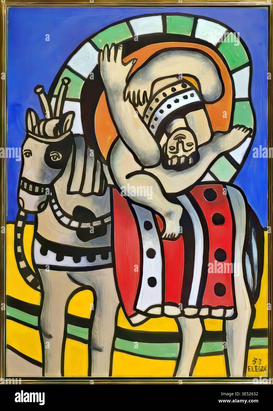 Fernand Léger – Acrobat on Horse – 1920s Stock Photo - Alamy