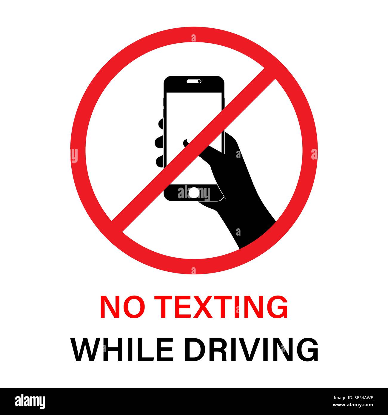 No Texting While Driving. Do Not Use Phone While Driving. Careless and ...