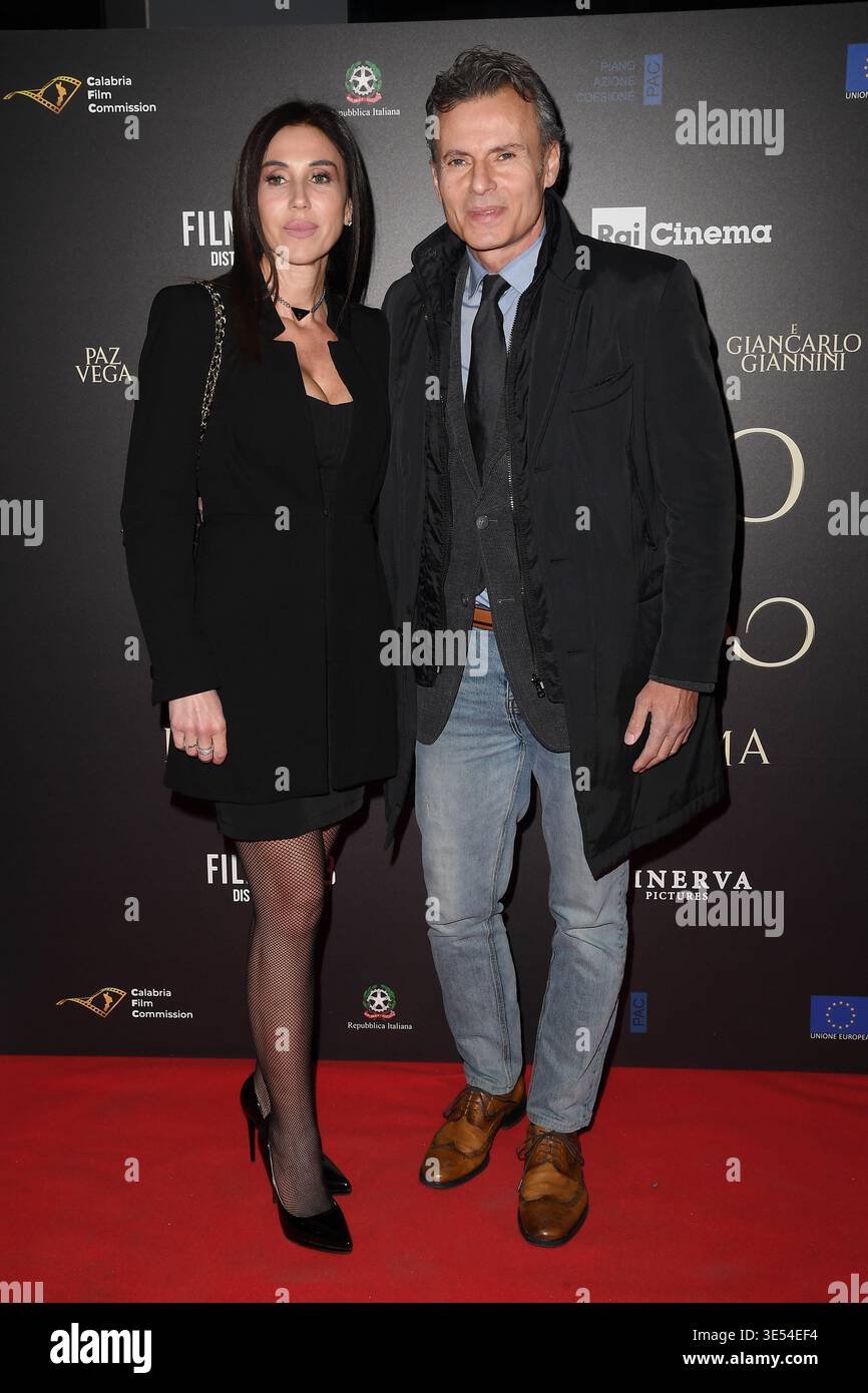 Edorado Velo , Francesca Battista Premiere of the movie -Il Vangelo di ...