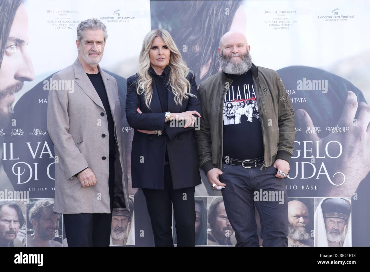 Rupert Everett , Tiziana Rocca , Darko Peric Photocall of the movie -Il ...