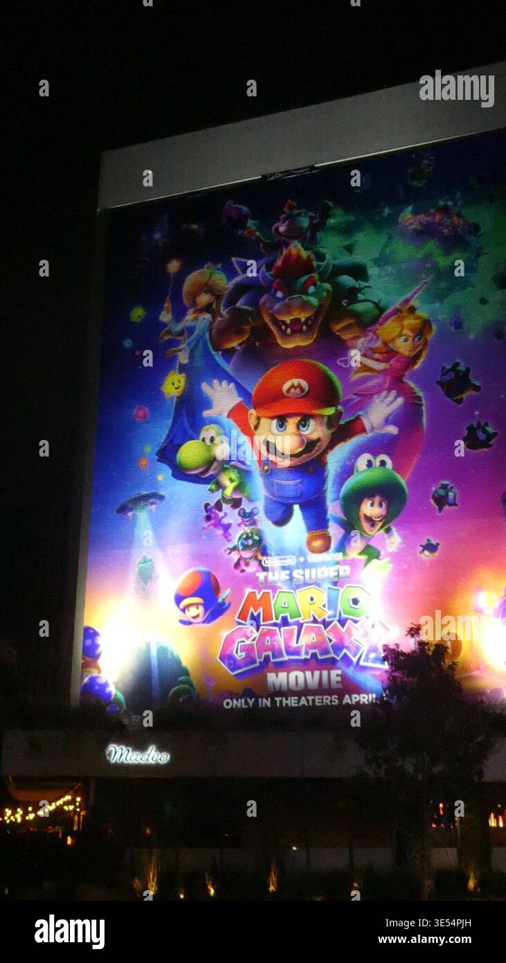 Los Angeles, California, USA 30th March 2026 The Super Mario Galaxy ...