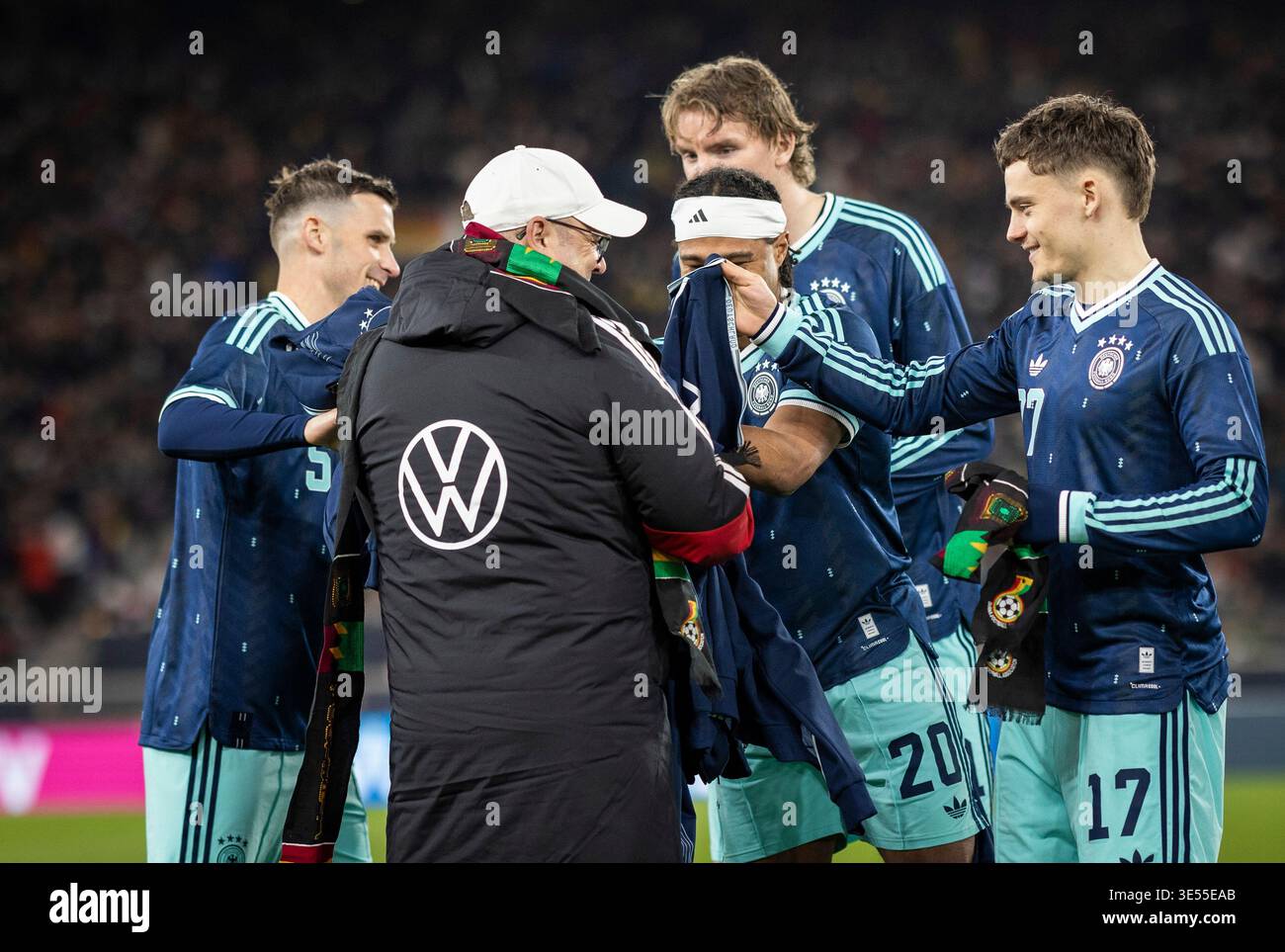 Stuttgart, Germany. 30th Mar 2026. Pascal Groß (DFB), Serge Gnabry (DFB ...