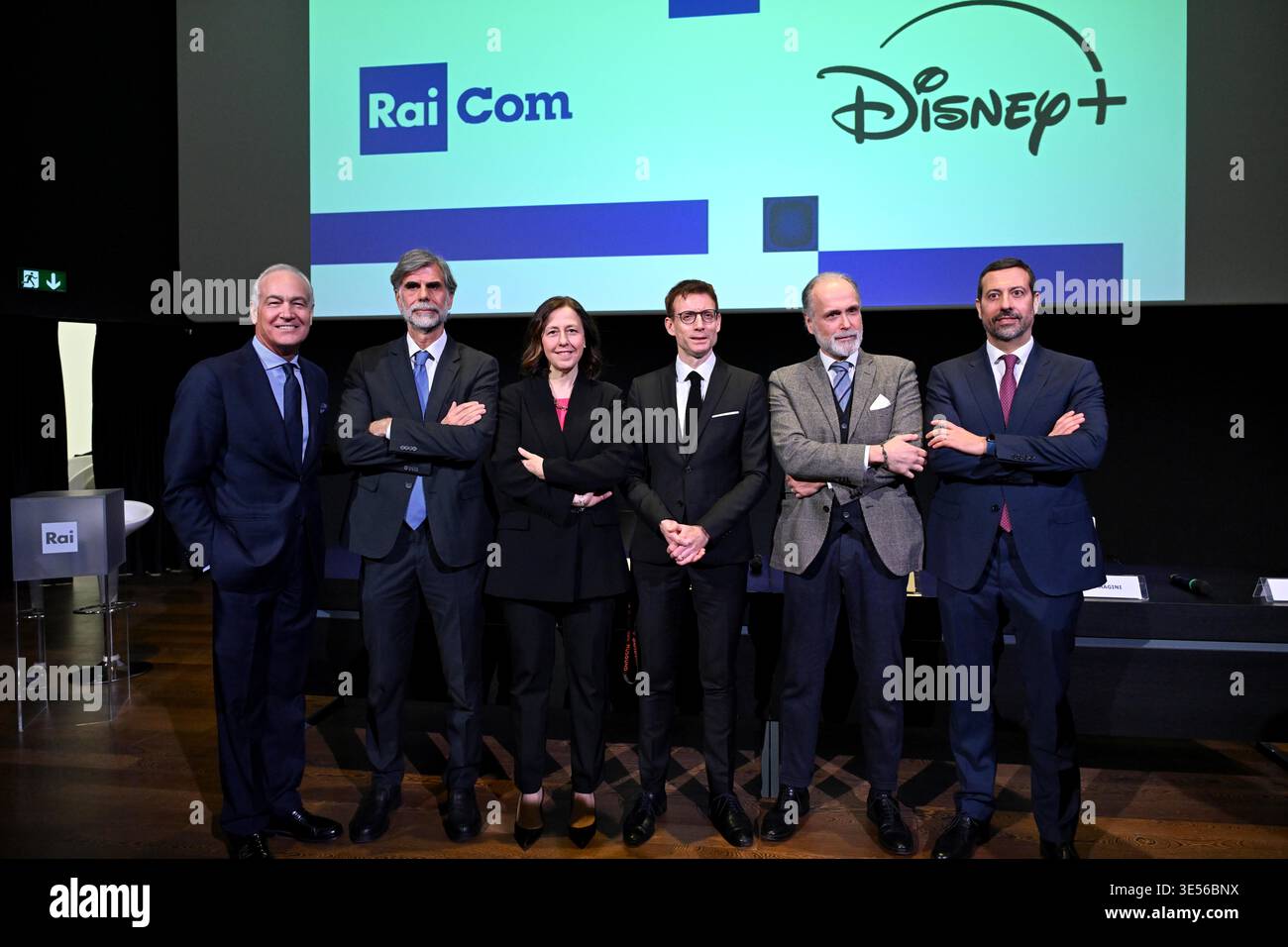 Rome: Maxxi Theater. Rai-Disney agreement signed. Pictured: Daniel ...