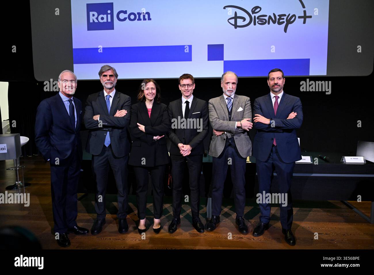 Rome: Maxxi Theater. Rai-Disney agreement signed. Pictured: Daniel ...