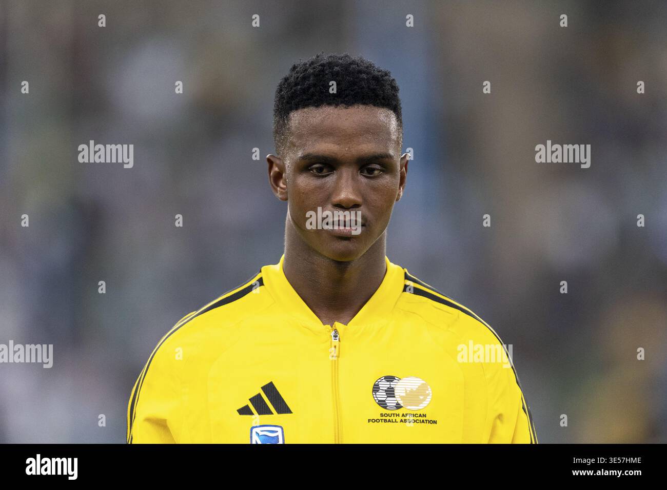 Khulumani Ndamane of South Africa during the international friendly ...