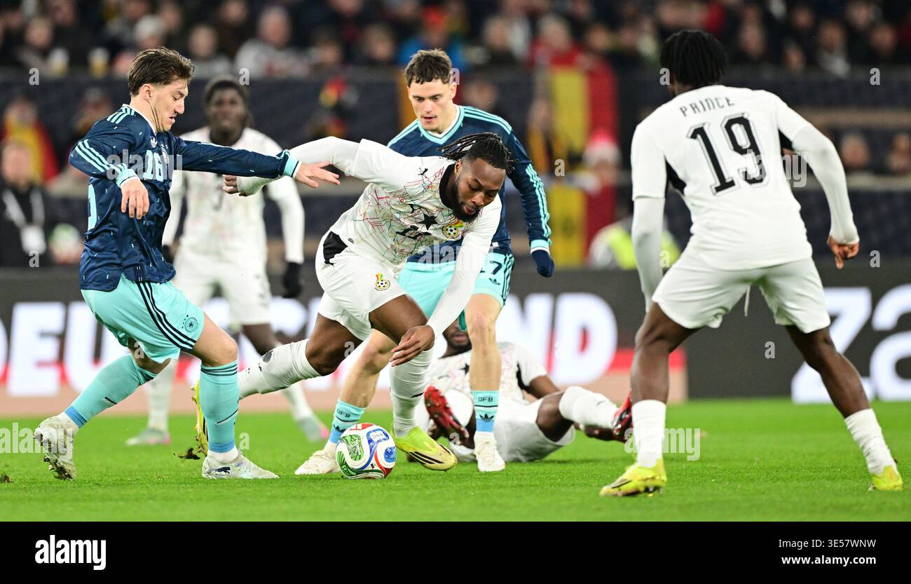 from left: Angelo Stiller, Florian Wirtz (Germany), Antoine Semenyo ...