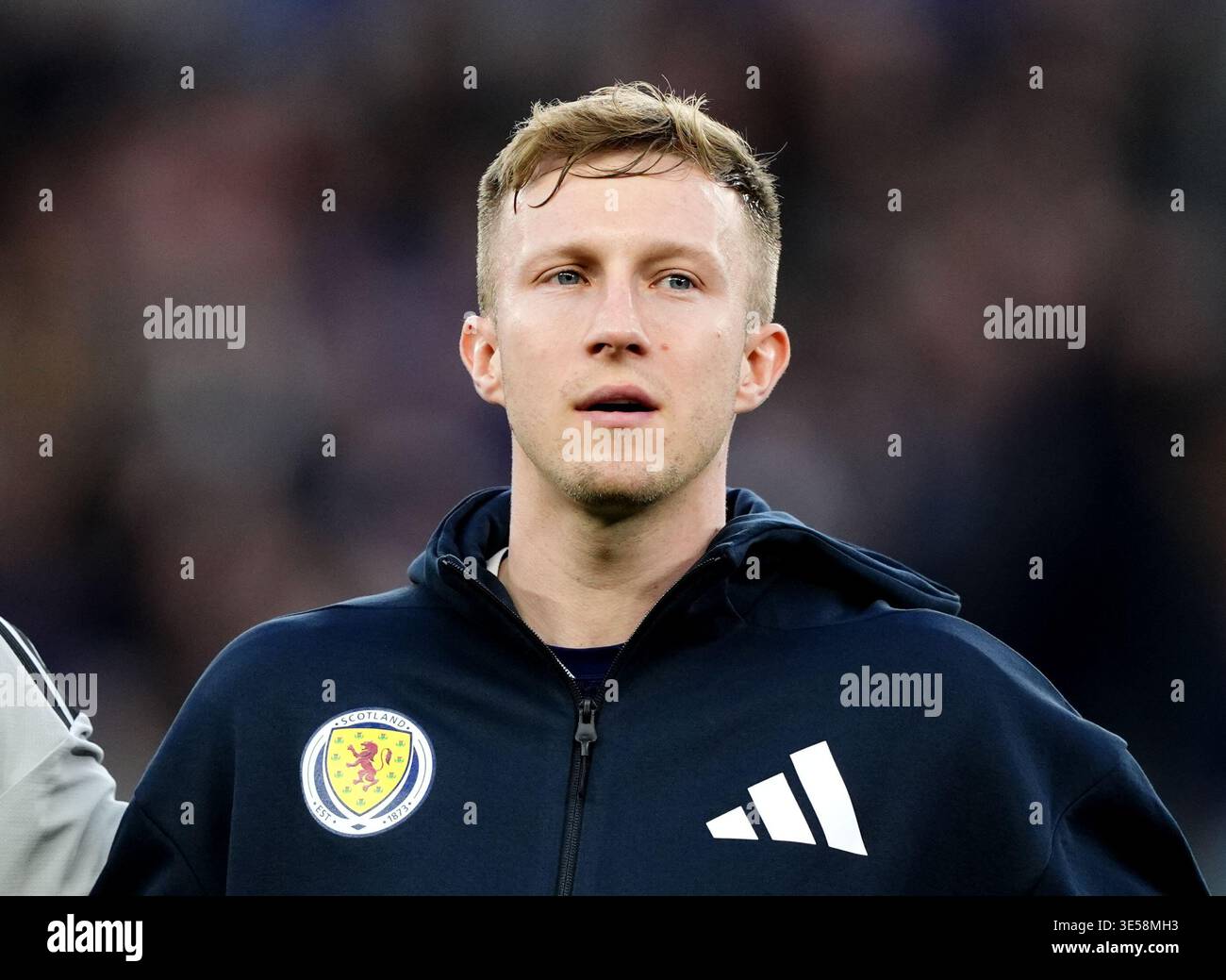 Scotland's Tommy Conway during an international friendly match at Hill ...