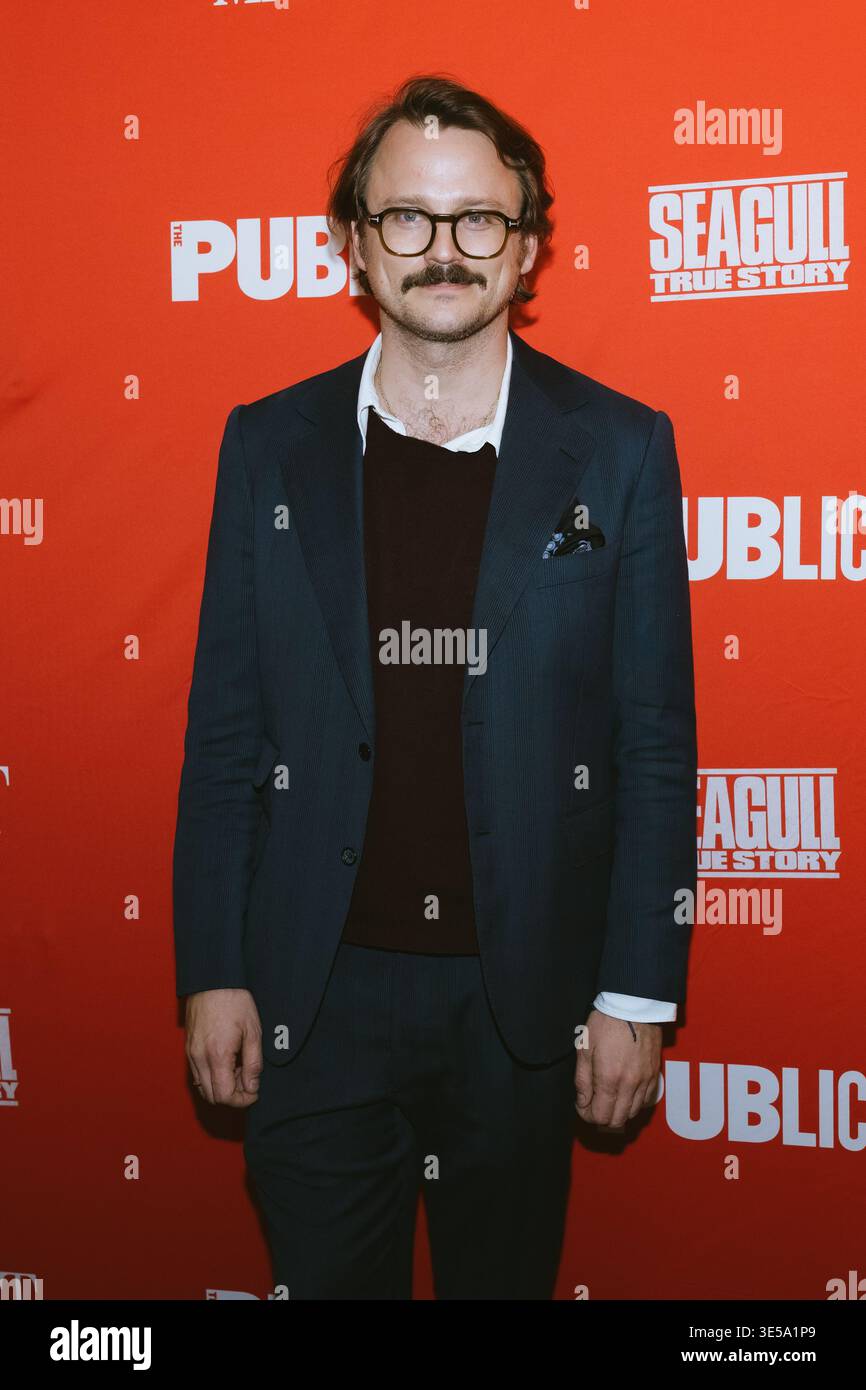 Nicolas Niarchos attends "Seagull: True Story" Off Broadway Opening ...