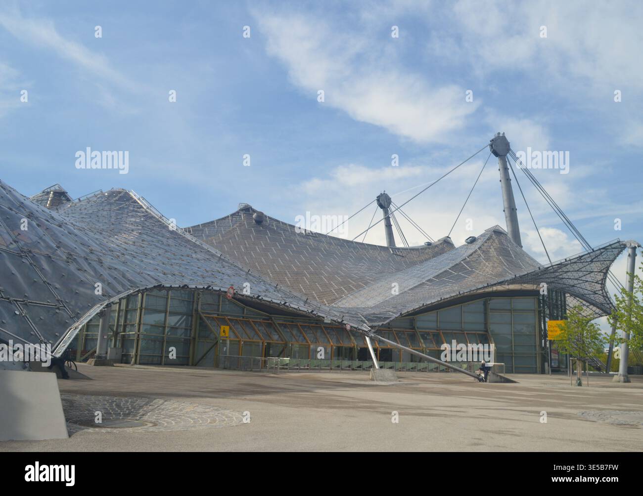 Munich, Germany – April 24, 2022: Famous tent roof structure at ...