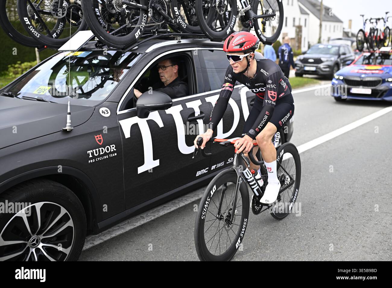 Dutch Rick Pluimers of Tudor Pro Cycling Team pictured in action during ...