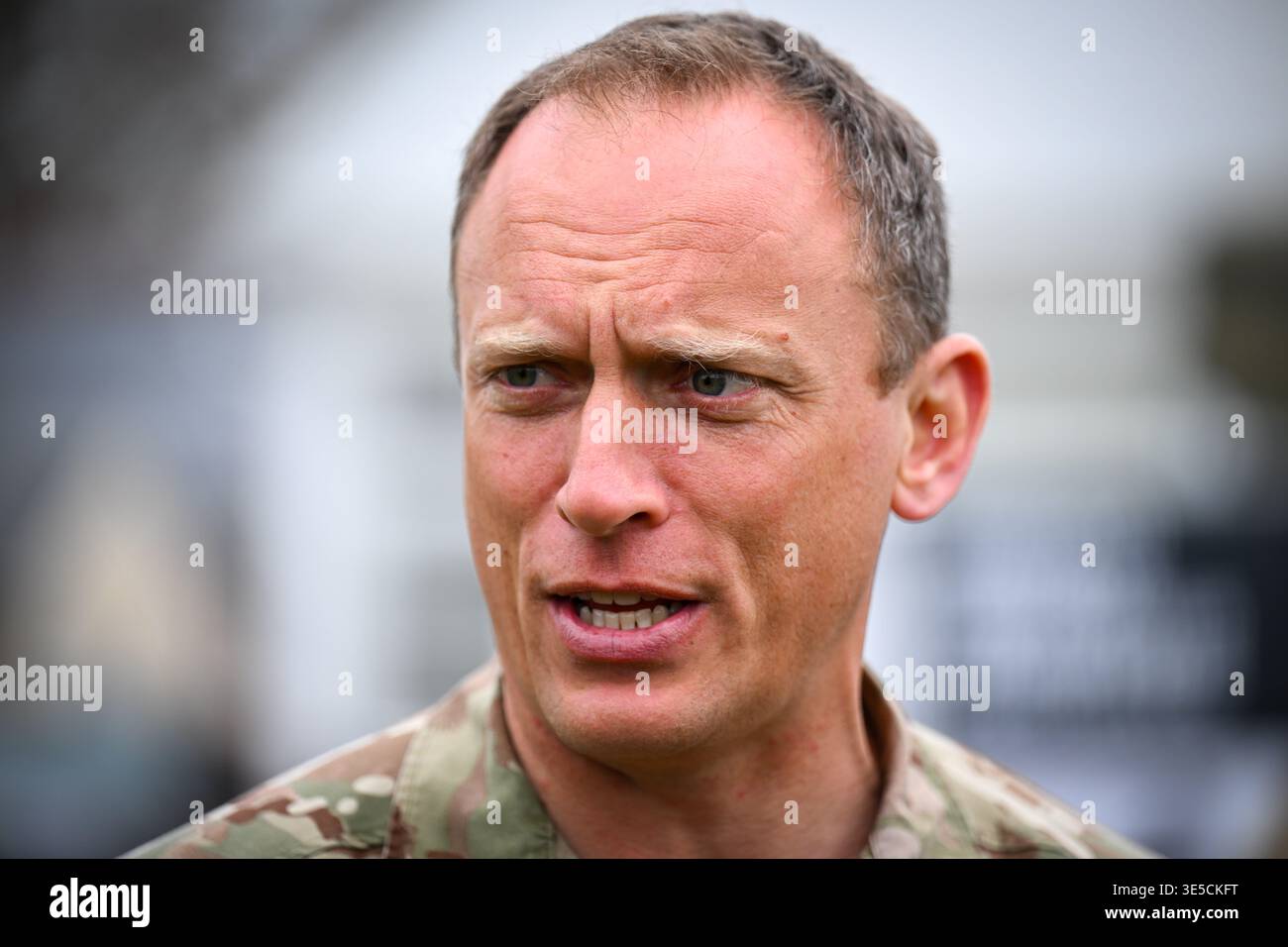 Royal Military Academy Sandhurst, UK. 01st April, 2026. Commandant of ...