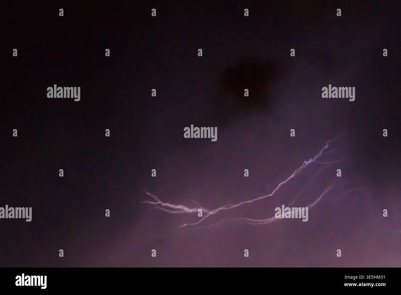Dark stormy clouds lightning in hi-res stock photography and images - Alamy
