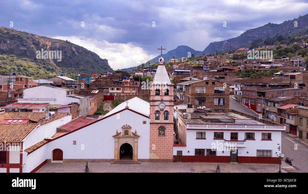 Paz de Rio, Boyaca - Colombia. March 1, 2026. Holy Trinity Parish, a ...