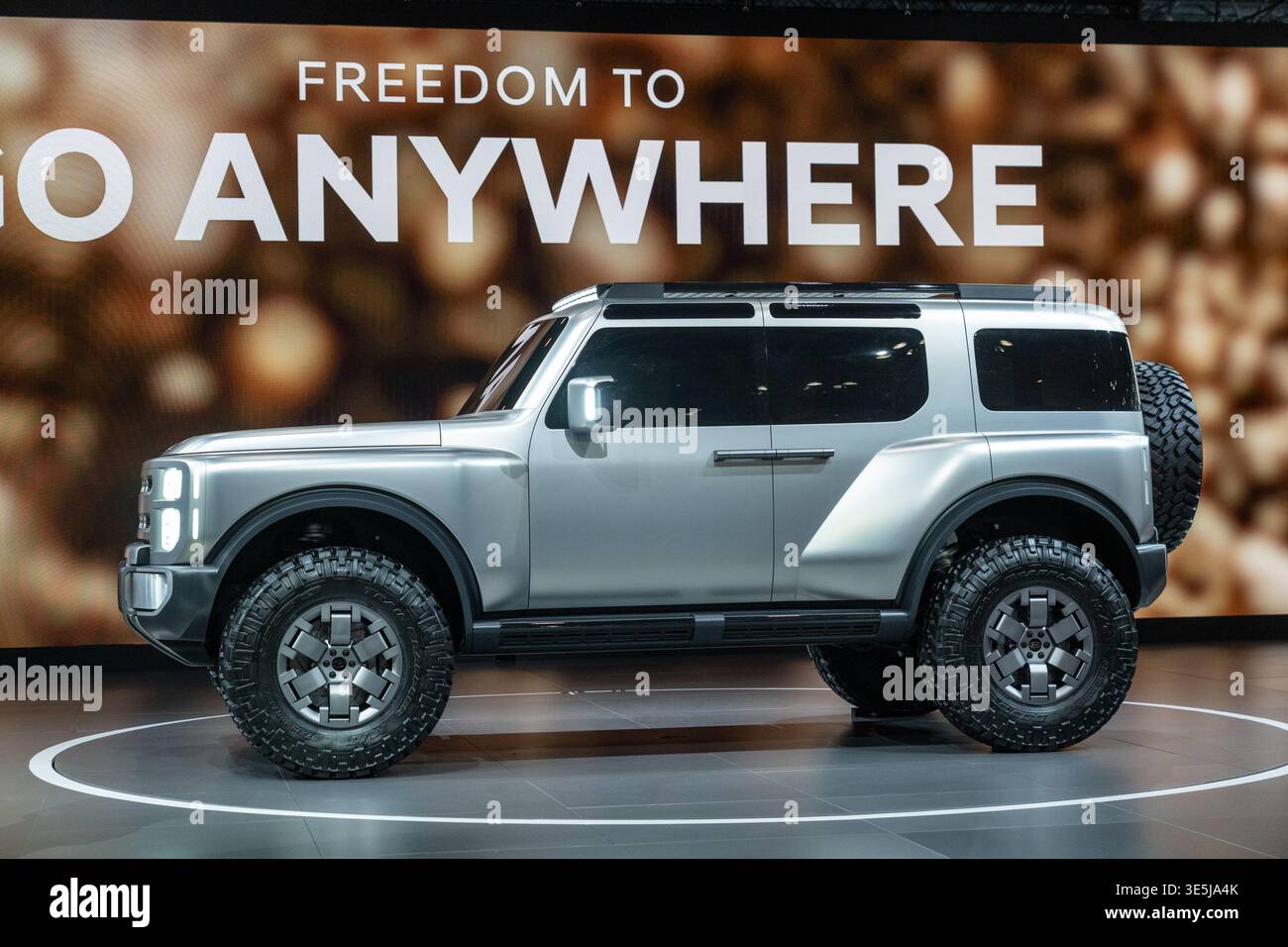 Boulder concept car on display during press day of International Auto ...
