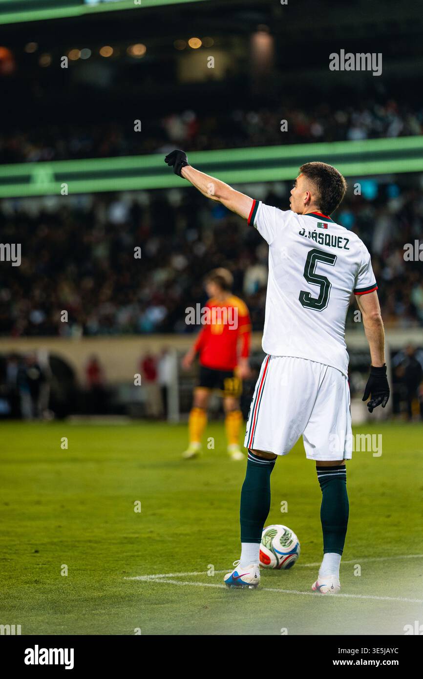 Mexico Defender Johan Vásquez (5) during the match between Mexico and ...