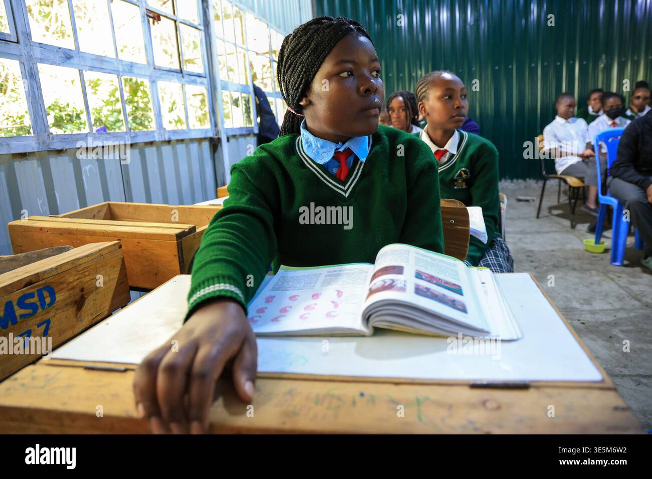 Everlyne Nasenya,16, left, and Valarie Wairimu, 19, both teen mothers ...