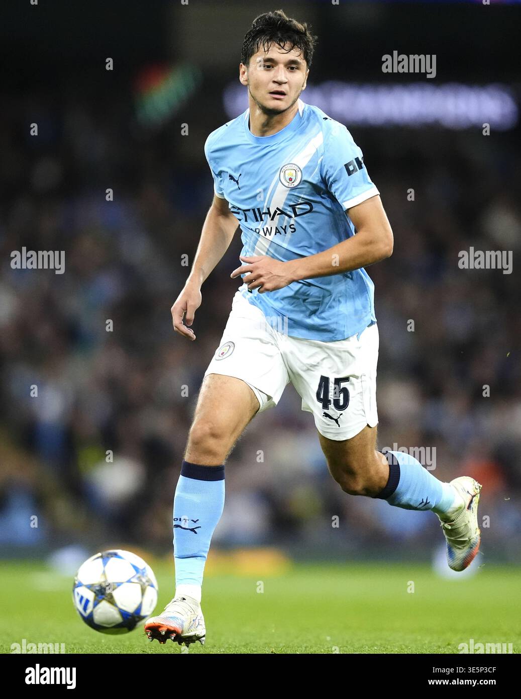 File photo dated 18-09-2025 of Manchester City's Abdukodir Khusanov ...