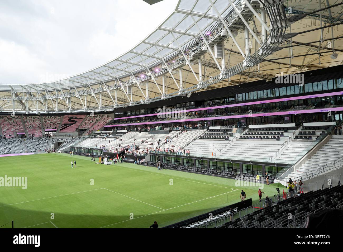 MIAMI, FL - APRIL 2: Inter Miami debuts new Nu Stadium before opening ...