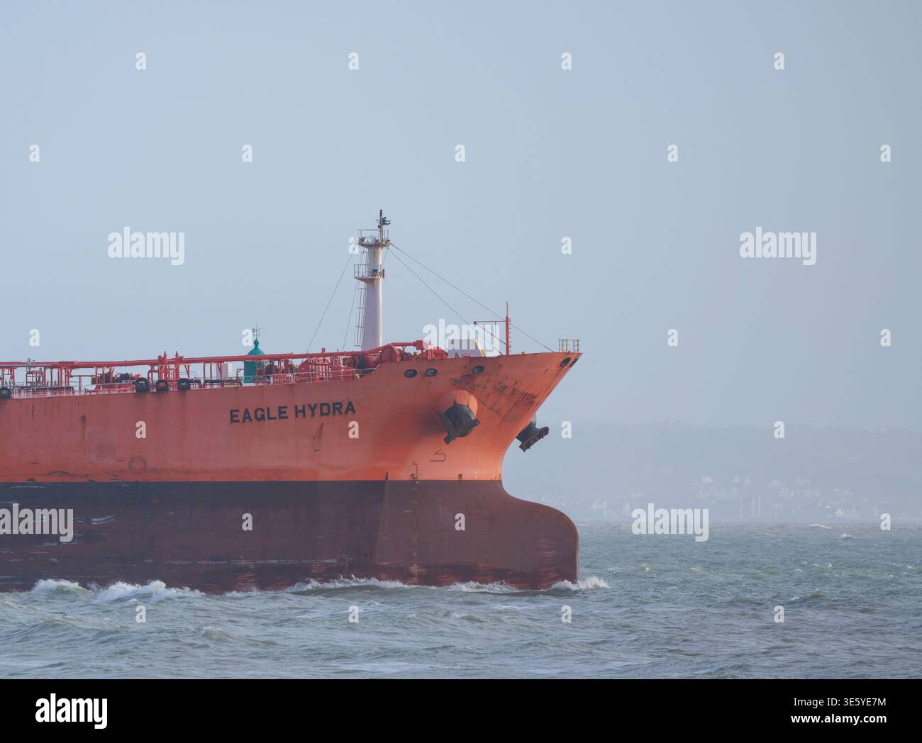 Oil tanker Eagle Hydra. Port activity and maritime trade in Le Havre ...