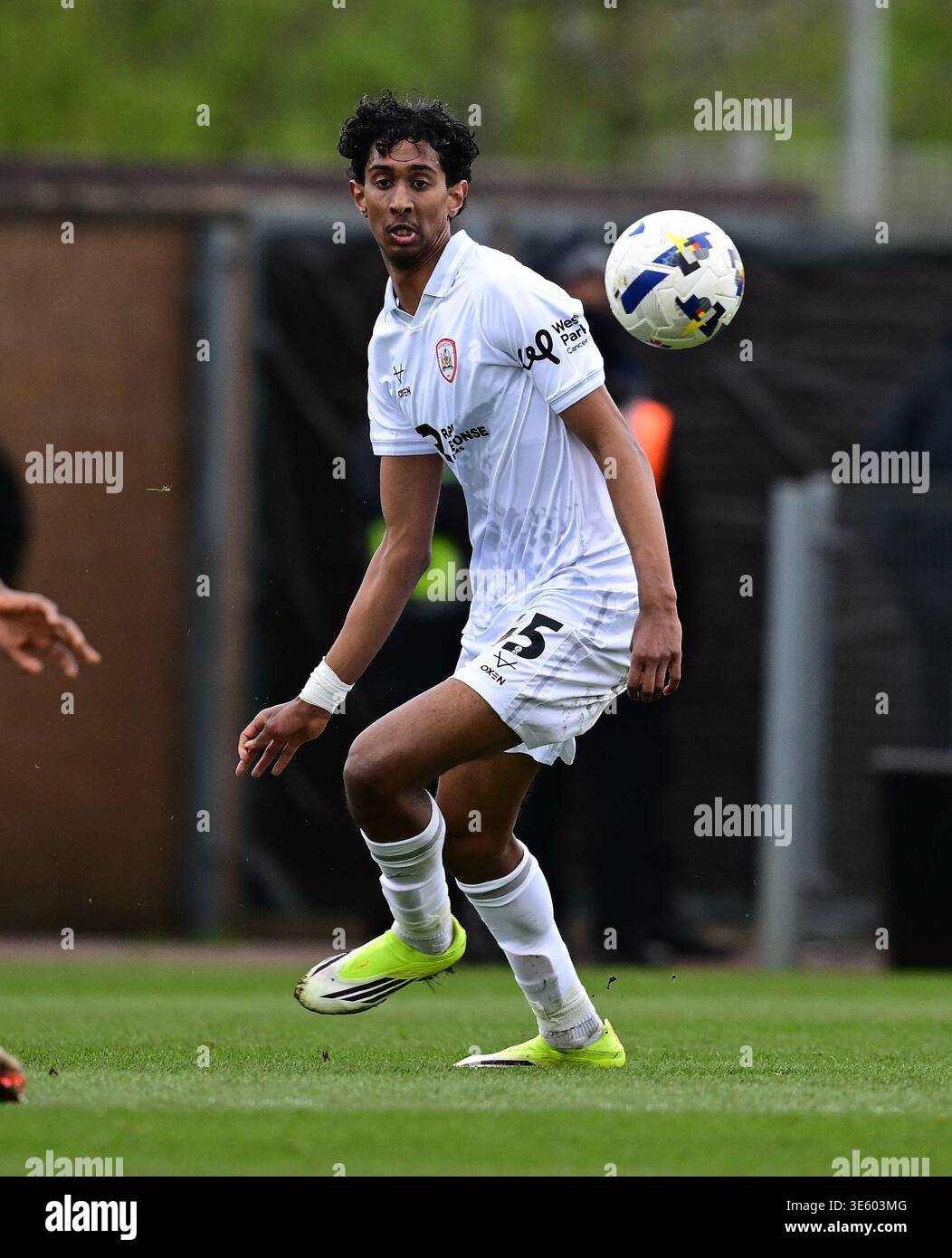 Barnsley's Vimal Yoganathan in the match between Burton Albion and ...