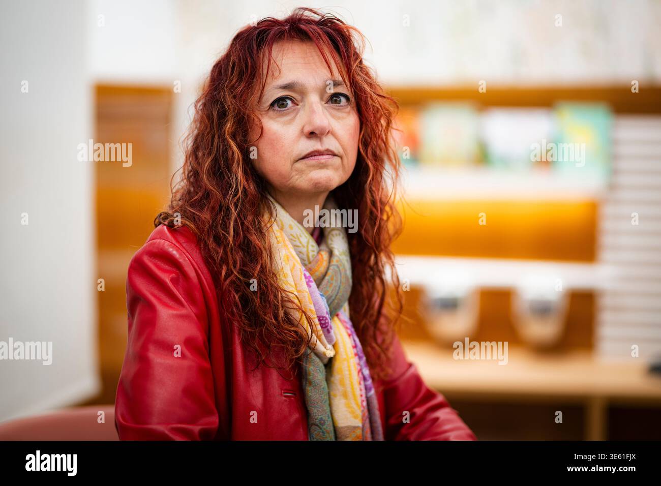 Anna Choy, corporal of the Mossos victim assistance group, poses for ...