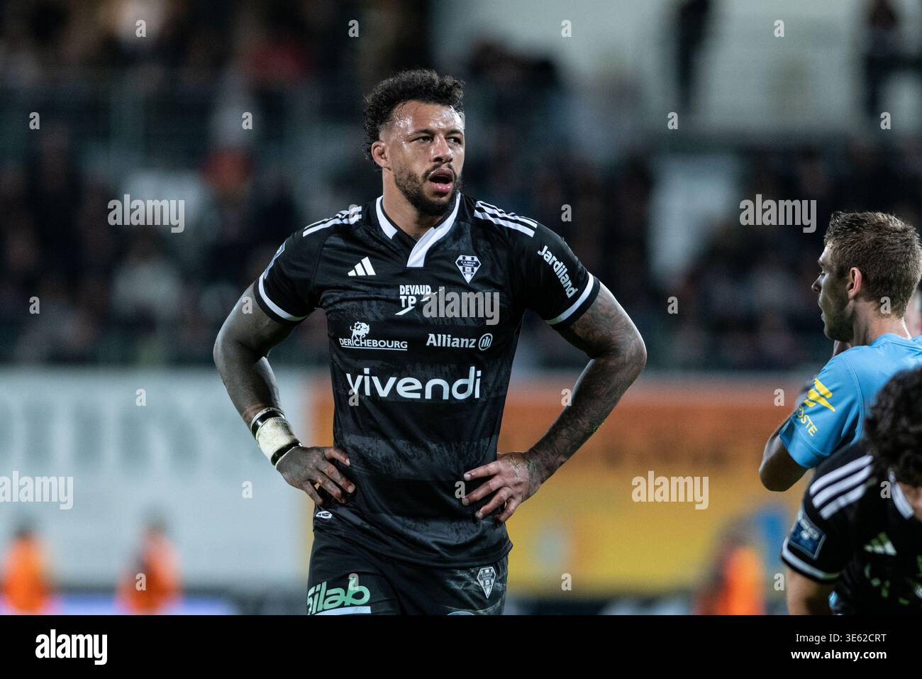 Courtney Lawes of Brive during the Pro D2 match between Brive and Aix ...