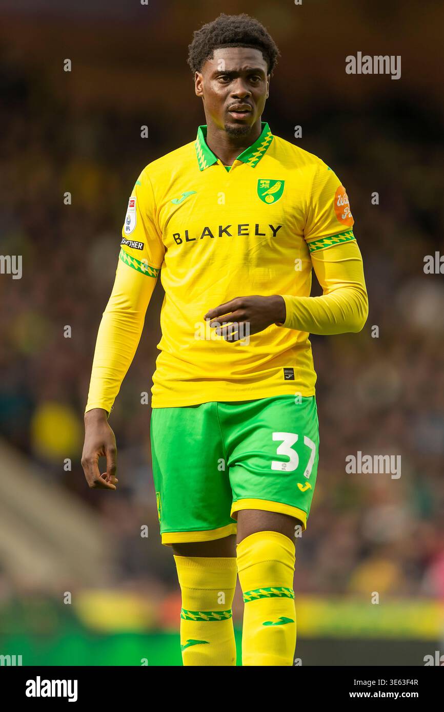 Mohamed Toure of Norwich City during the Sky Bet Championship match ...