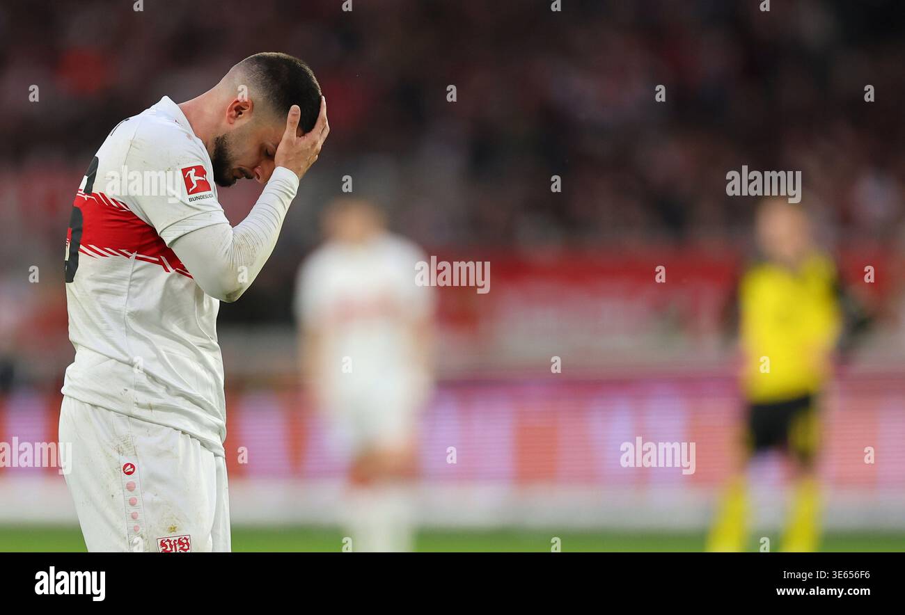 Deniz Undav (Stuttgart) Stuttgart, April 4, 2026, Soccer, Bundesliga ...