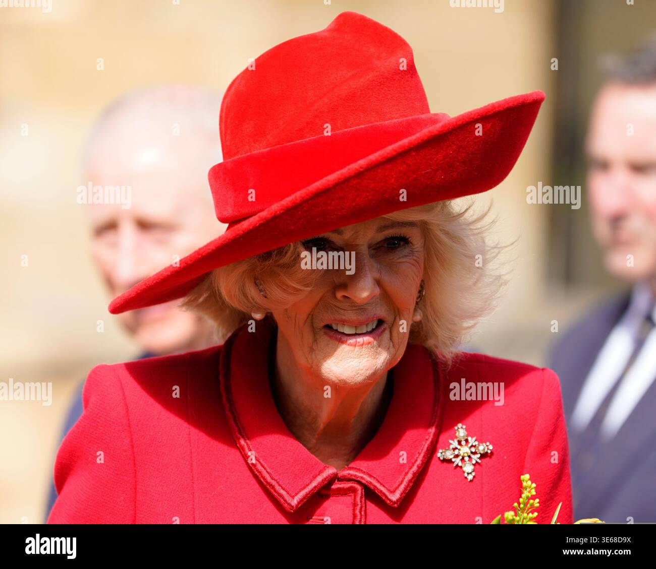 Windsor, UK, 5th. Apr, 2026. Queen Camilla attends the traditional ...
