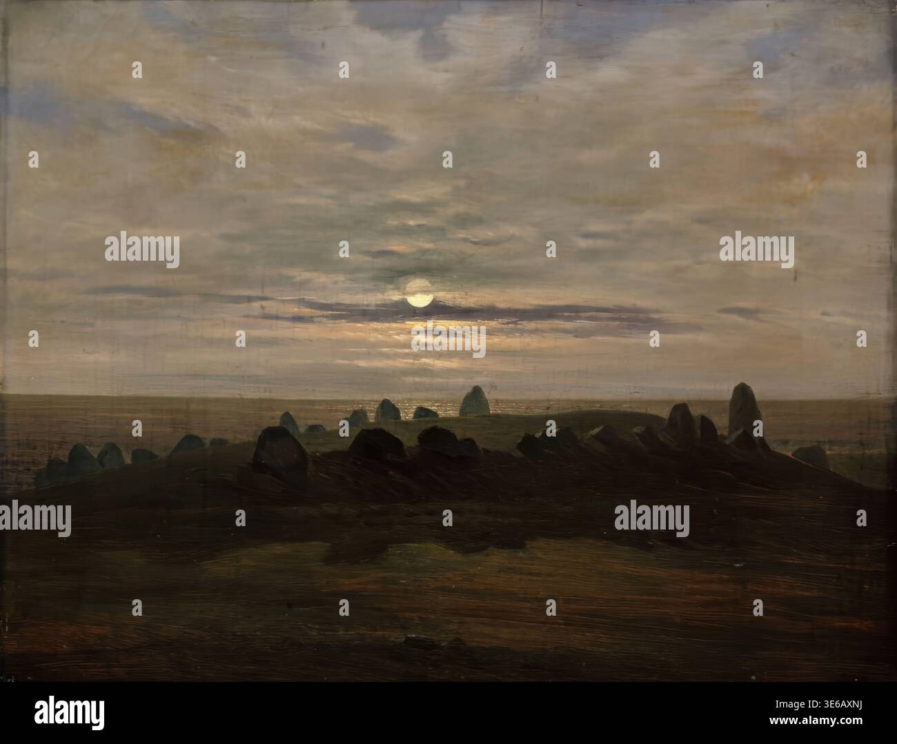 Carl Gustav Carus – Stone Age Stronghold at Nobbin, Island of Rügen ...